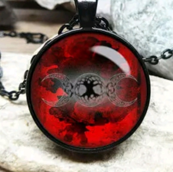 Fashion Jewelry | Jewelry | Triple Moon Goddess Wicca Protection ...